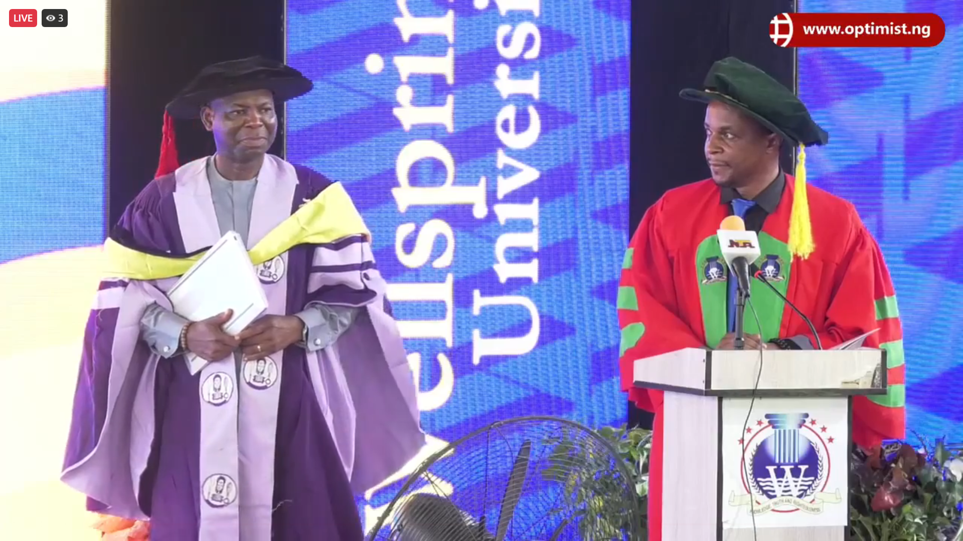 Academic Excellence Celebrated as Wellspring University Holds 13th Convocation – Wellspring ...